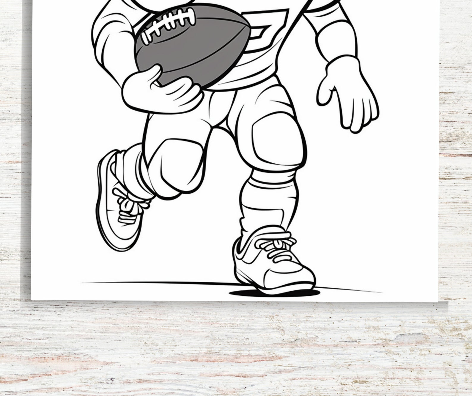 30 American Football Coloring Pages for Kids | A4 Printable PDF ...