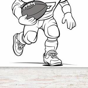 30 American Football Coloring Pages for Kids | A4 Printable PDF ...