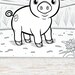 10 Cute Pig Coloring Pages | Animal Coloring Sheets for Kids & Adults ...