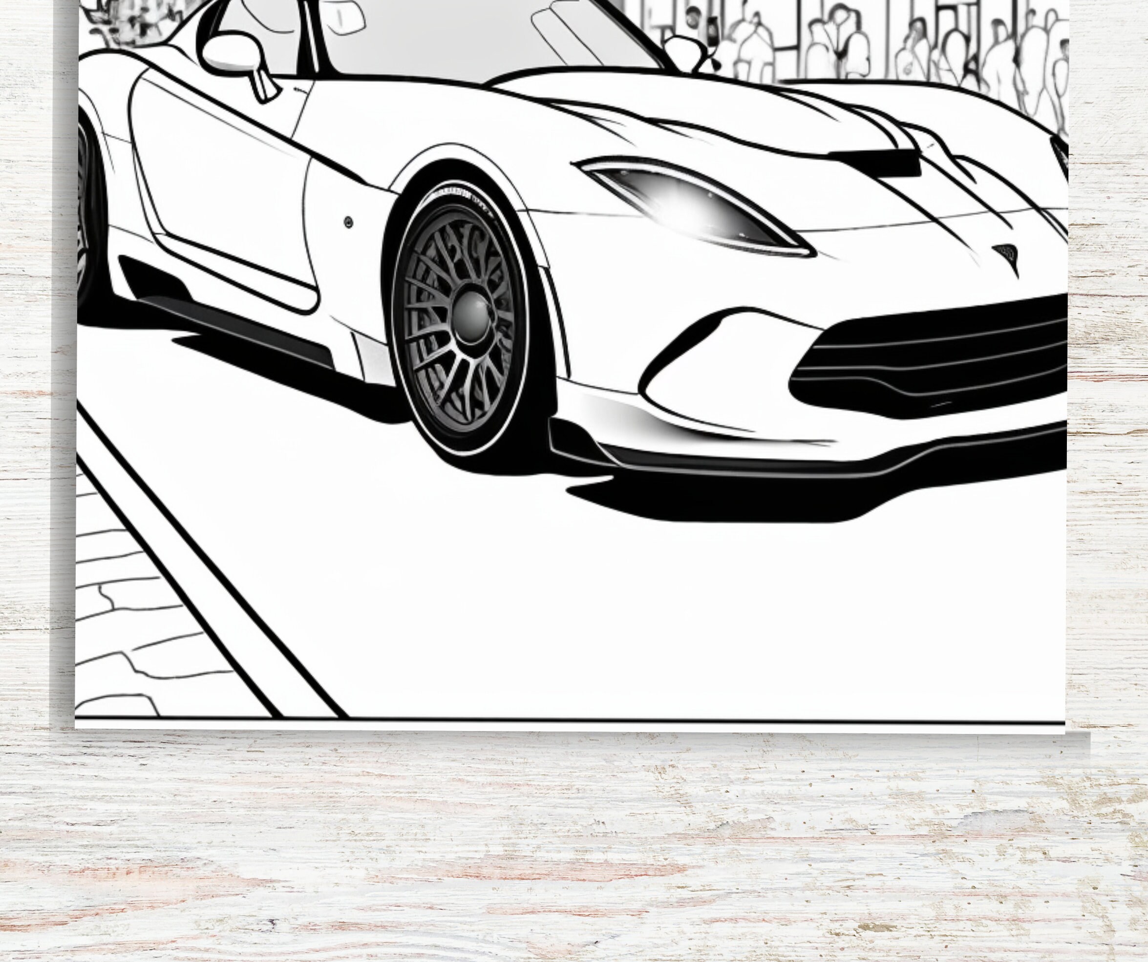 KDP Interior 50 Car Coloring Pages | 8.5" X 11" Printable PDF | Kids ...