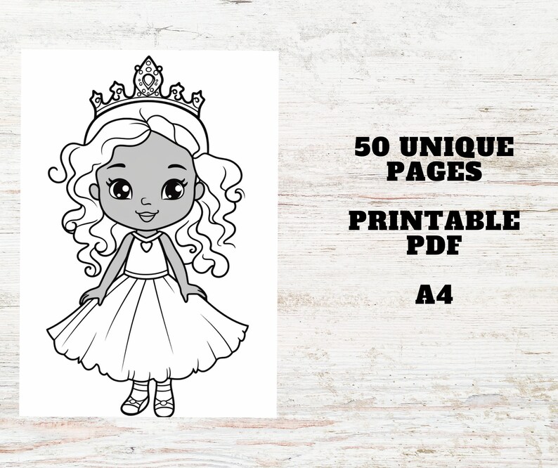 50 Chibi Black Girls Coloring Pages Printable PDF A4 Cute Kids Coloring ...