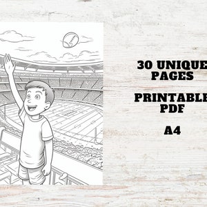 30 American Football Coloring Pages for Kids | A4 Printable PDF ...
