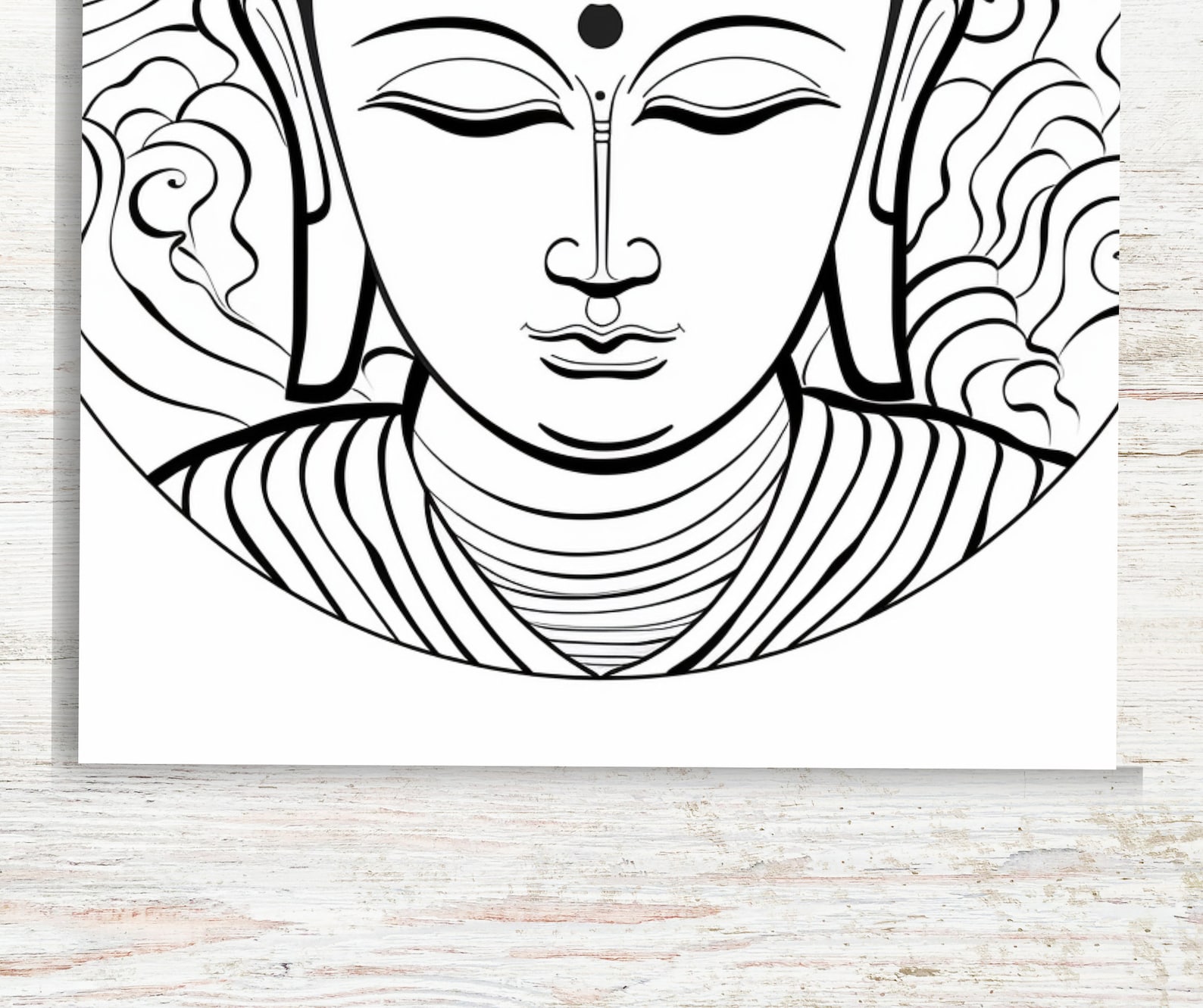 10 Buddha Coloring Pages | Printable PDF A4 | Buddhist Adult Coloring ...