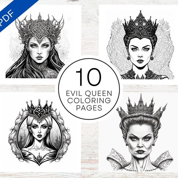 Evil Coloring Book - Etsy