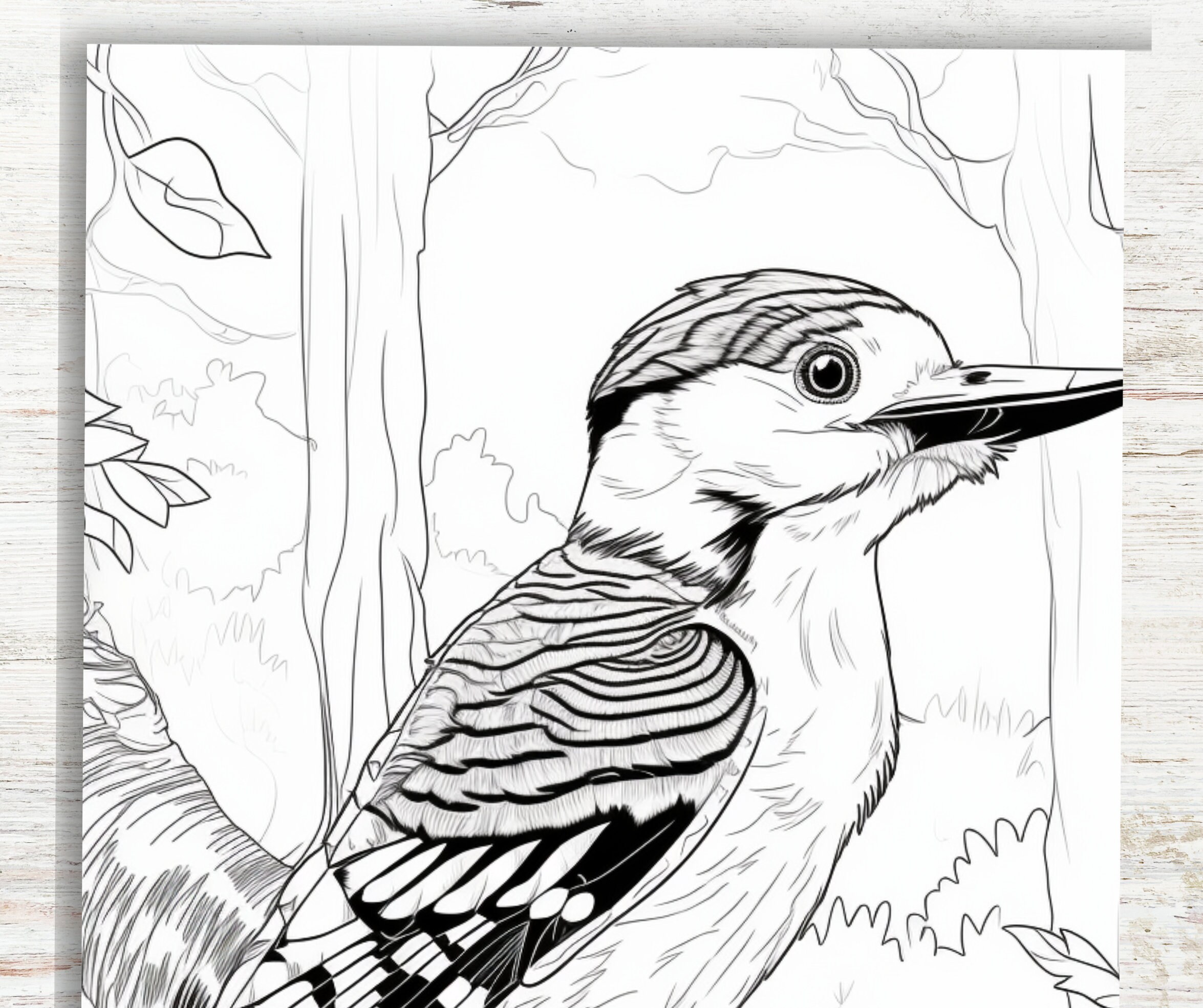 10 Forest Wildlife Animals Coloring Pages | Printable PDF A4 | Adult ...