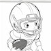 30 American Football Coloring Pages for Kids | A4 Printable PDF ...