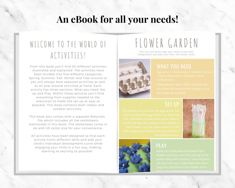 STEM Activity Book for Kids, Montessori Ebook, Simple Activities for ...