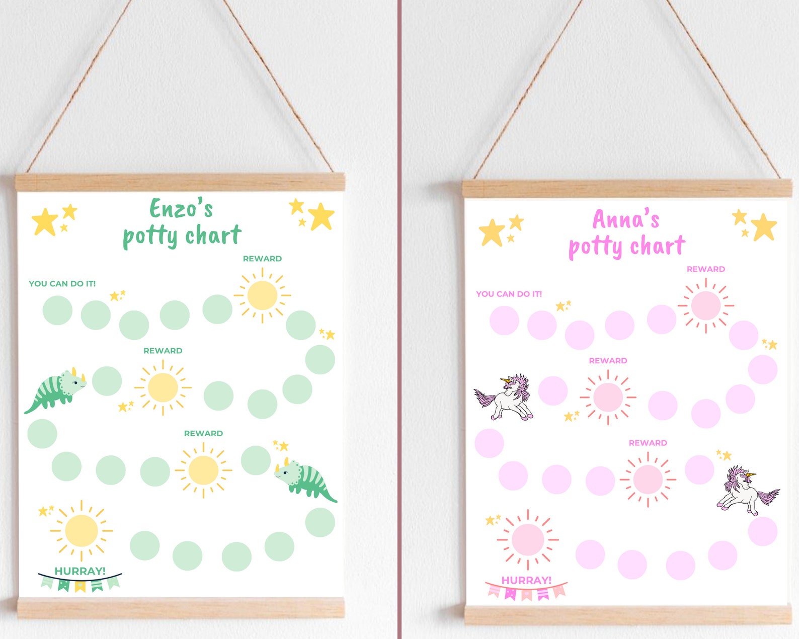 Editable Potty Chart Potty Training Chart Custom Sticker Chart Potty ...