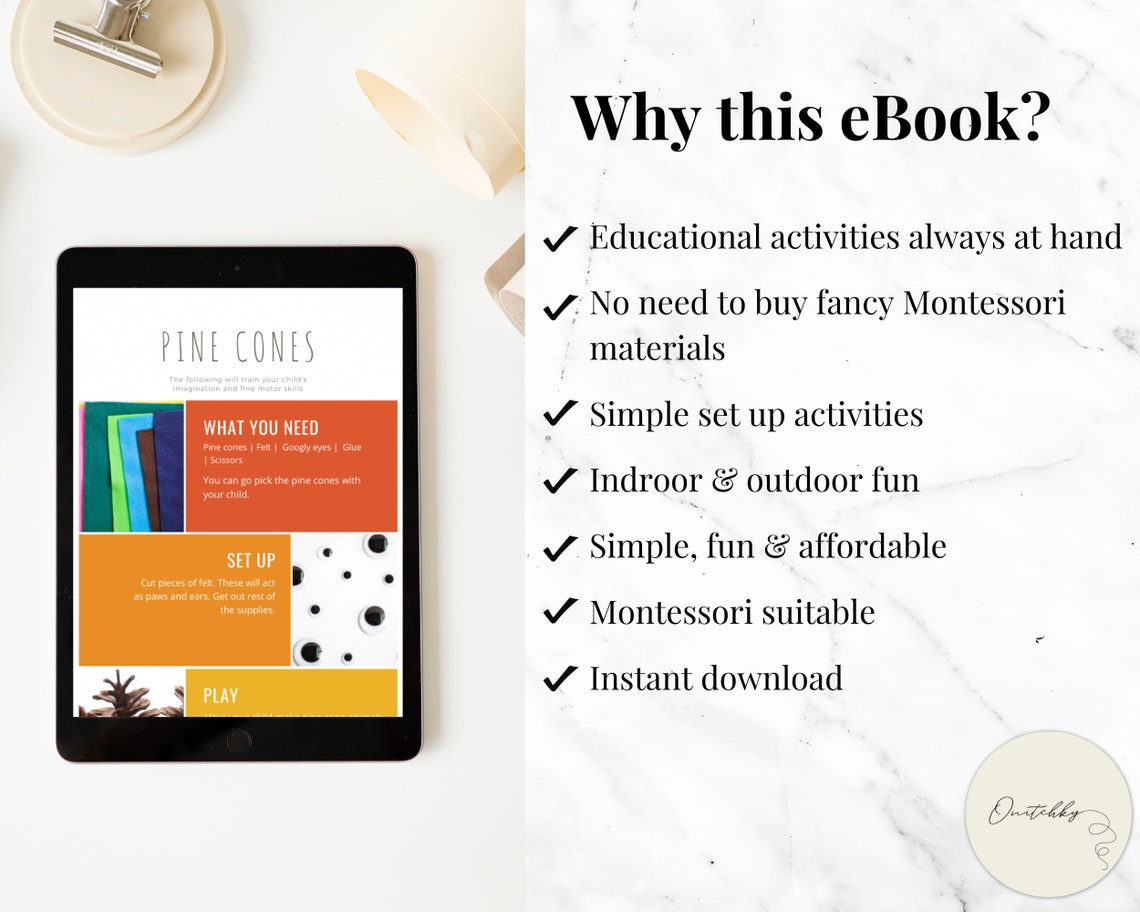 STEM Activity Book for Kids, Montessori Ebook, Simple Activities for ...