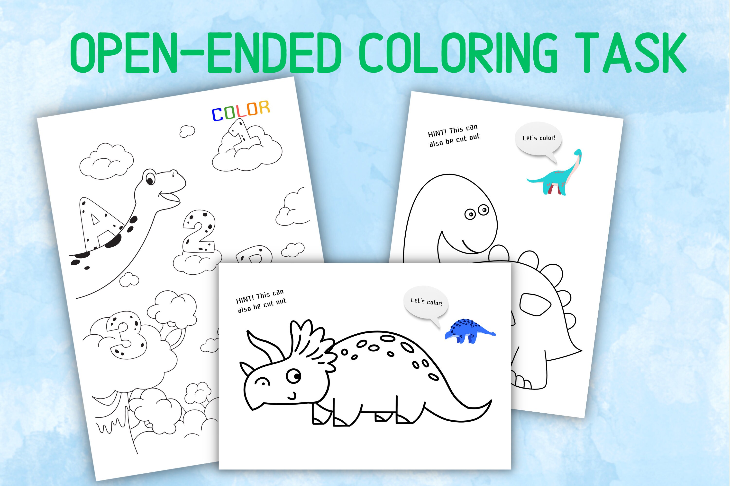 Printable Dinosaur Busy Book, Montessori Busy Book, Toddler Busy Book ...