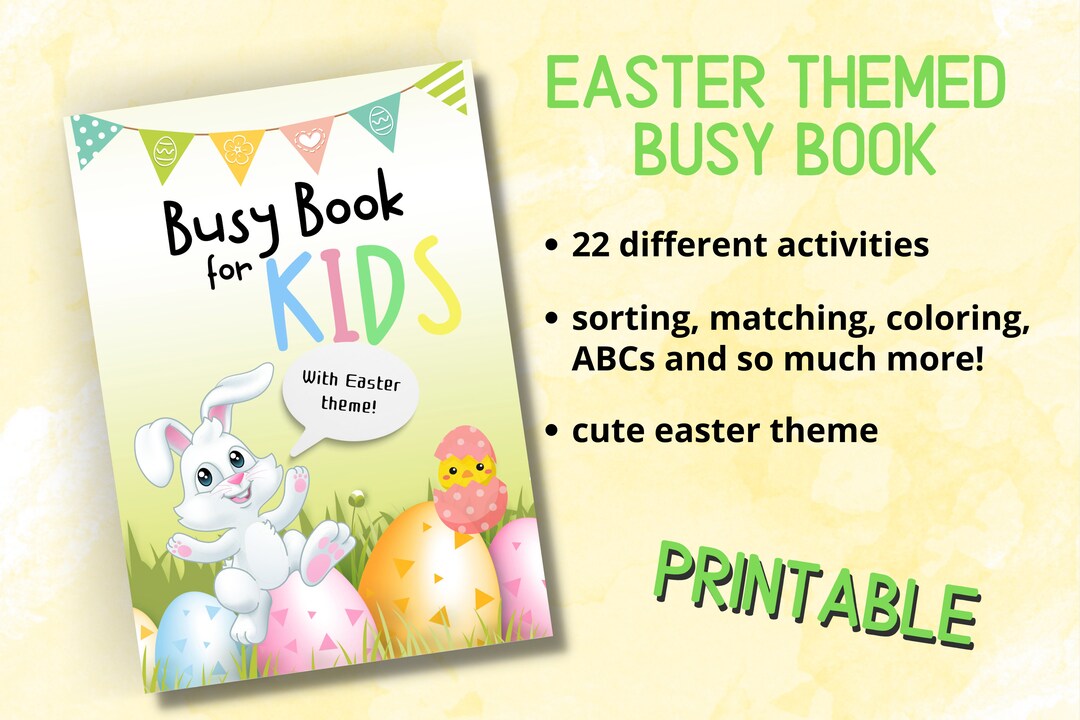 Easter Activity for Kids, Prek Easter Activity, Printable Easter ...