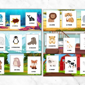 Animal Habitats Sorting Worksheet, Preschool Animal Habitat Matching ...