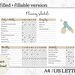 Editable Cleaning Schedule, Printable Family Cleaning Planner ...