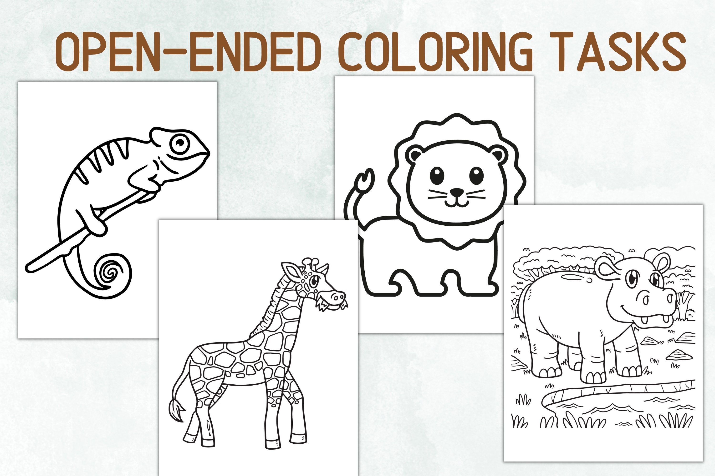 Safari Busy Book, Montessori Quiet Book, Prek Activity, Jungle ...