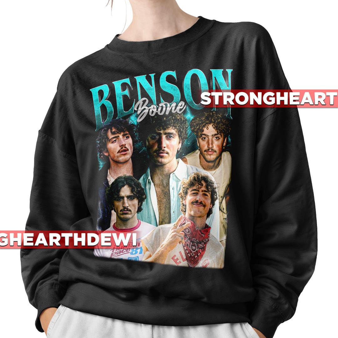 Benson Boone Vintage Crewneck Sweatshirt Limited Collection - Music ...
