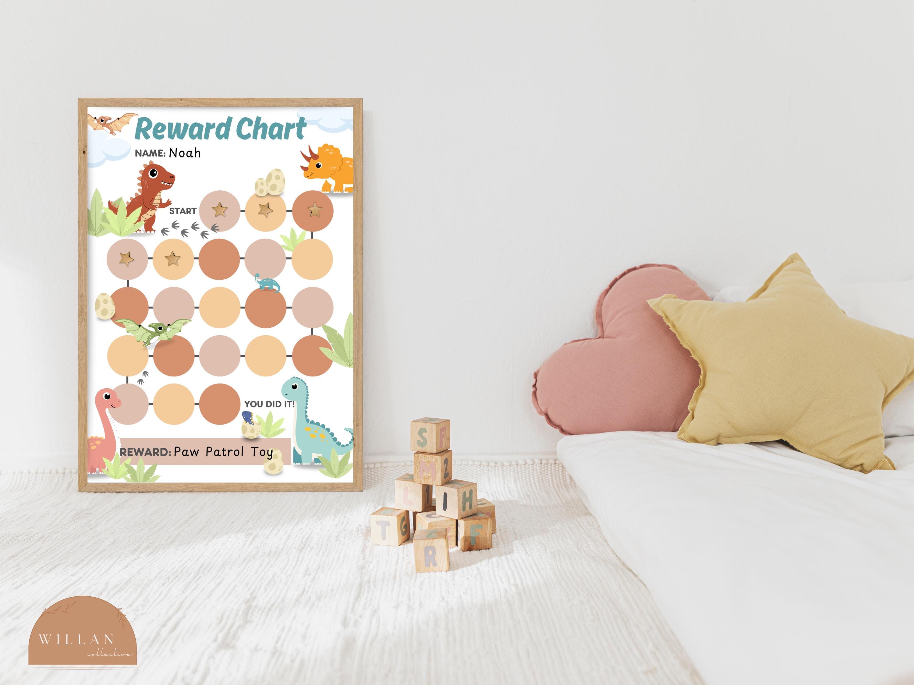 Printable Reward Chart for Kids Digital Reward Chart Star Chart Potty ...