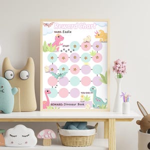 Printable Reward Chart for Kids | Digital Reward Chart | Star Chart ...