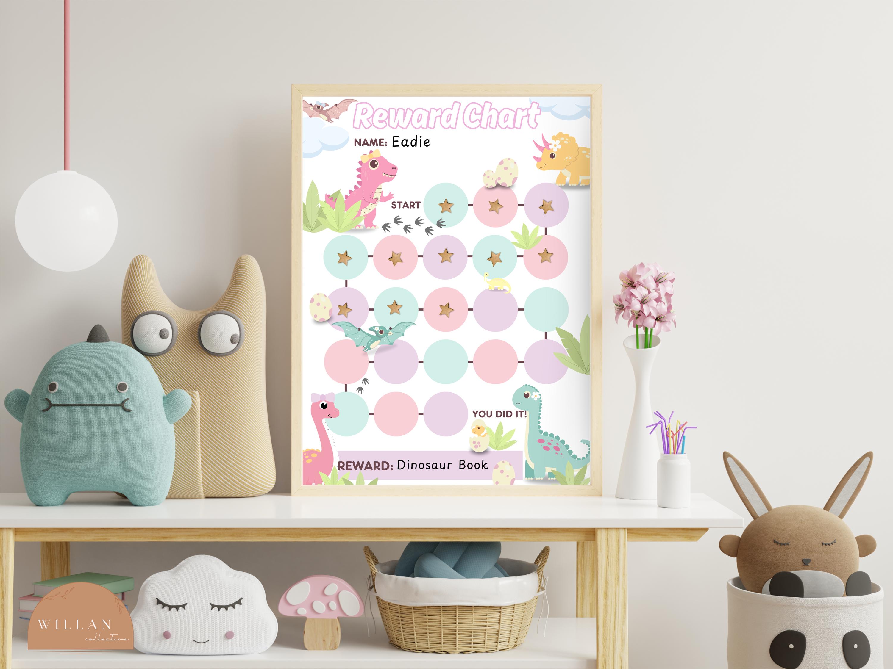 Printable Reward Chart for Kids | Digital Reward Chart | Star Chart ...