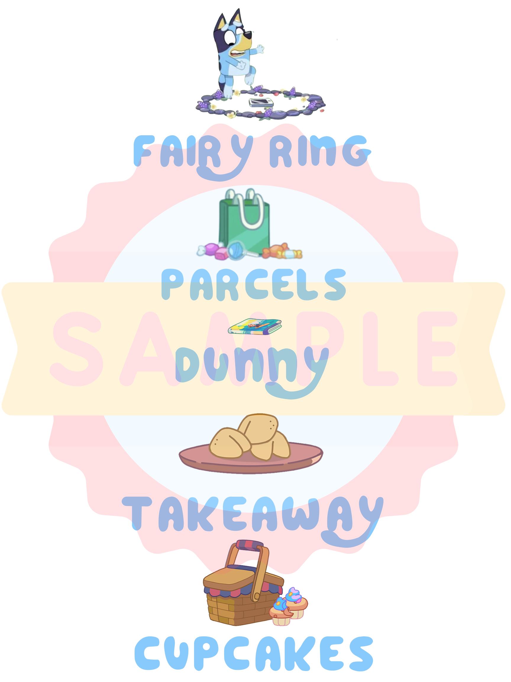 Bluey Birthday Party Decorations - Food Tags / Decor Signs - Etsy