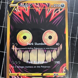 SSP Custom Gengar Scary Face Artwork Proxy Card - Etsy