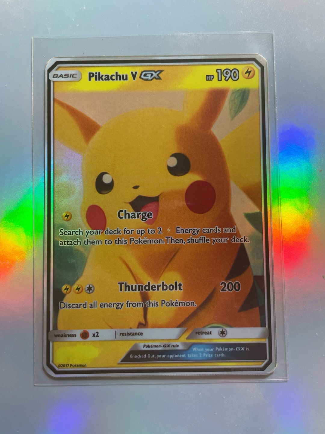 Extremely Limited Custom Pikachu GX Artwork Proxy Card - Etsy