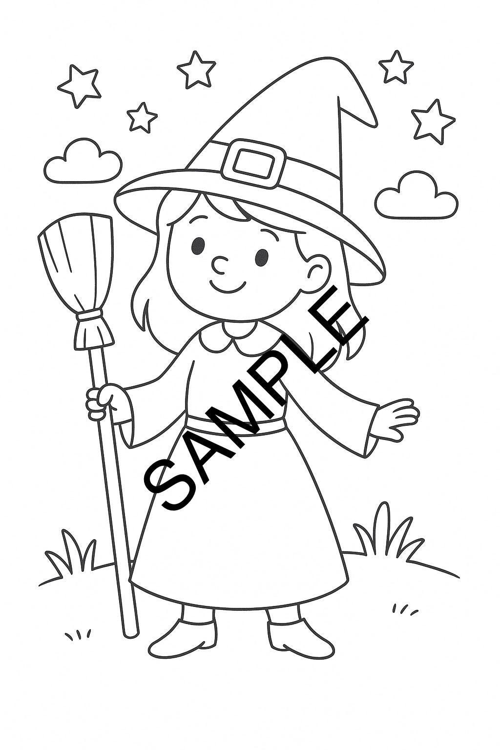My First Halloween Coloring Book! - Etsy