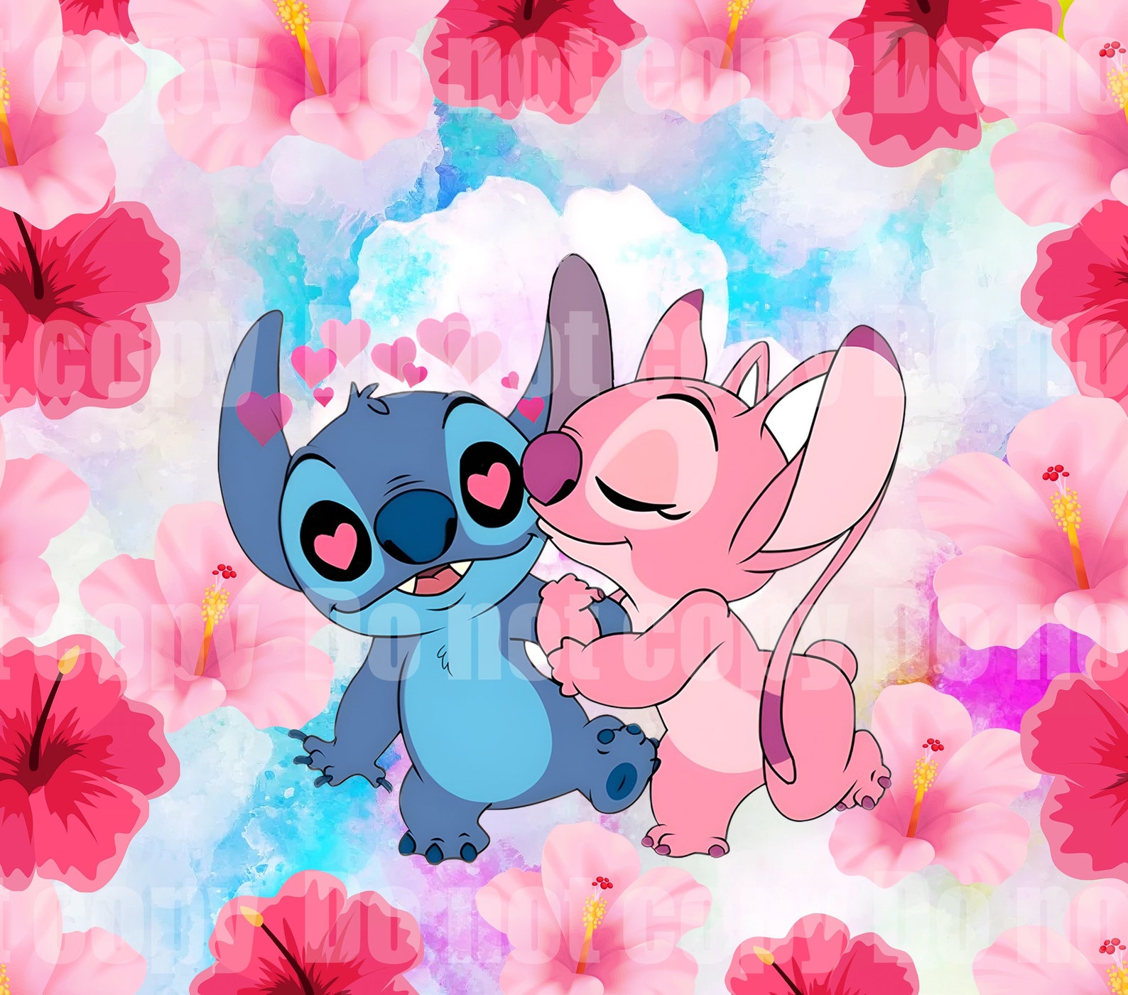 Stitch Pink #2 PNG, Straight Tumbler Wrap 20oz PNG, Digital Download ...