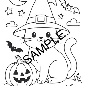 My First Halloween Coloring Book! - Etsy