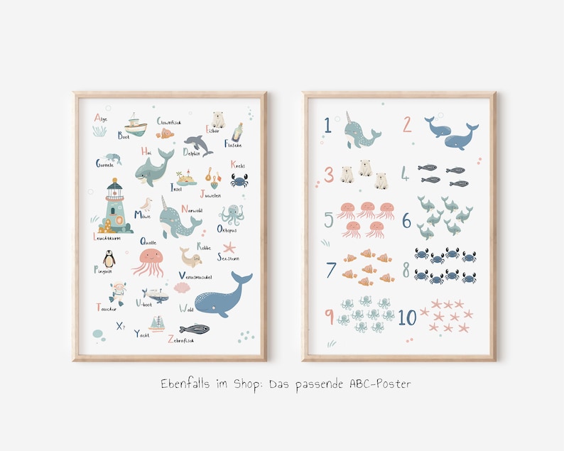 Numbers Poster Water | Numbers Picture | Learning Numbers | Nursery ...
