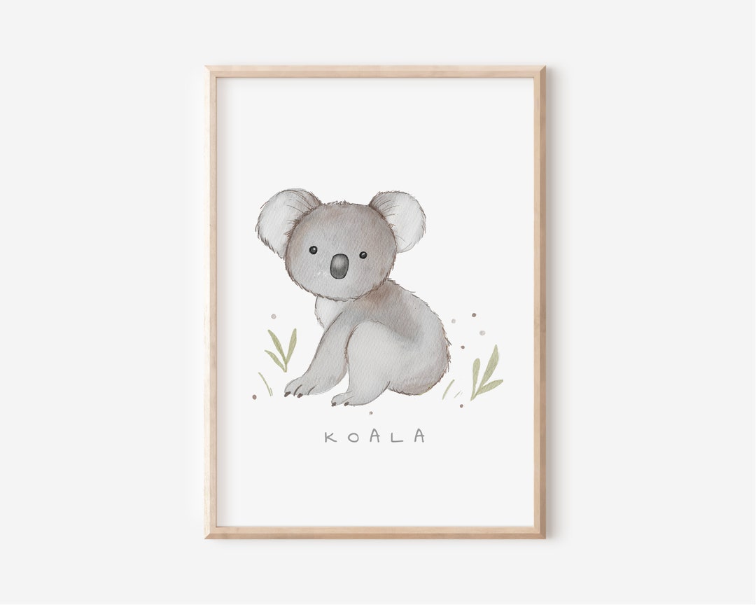 Children's Koala Picture | Koala Poster | Animal Poster | Nursery ...