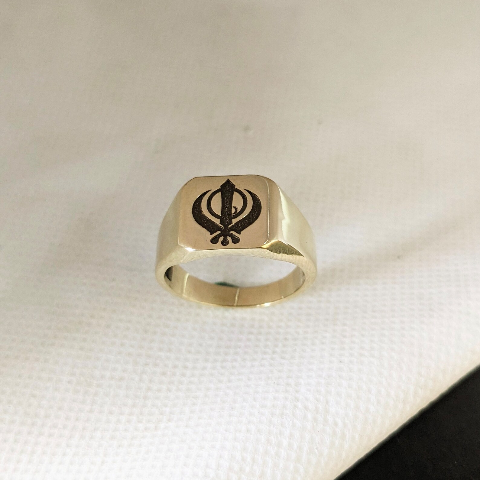 Sikh Khanda Ring, Sikhism Symbol Ring, Khalsa Khanda Ring, Ekonkar Ring ...