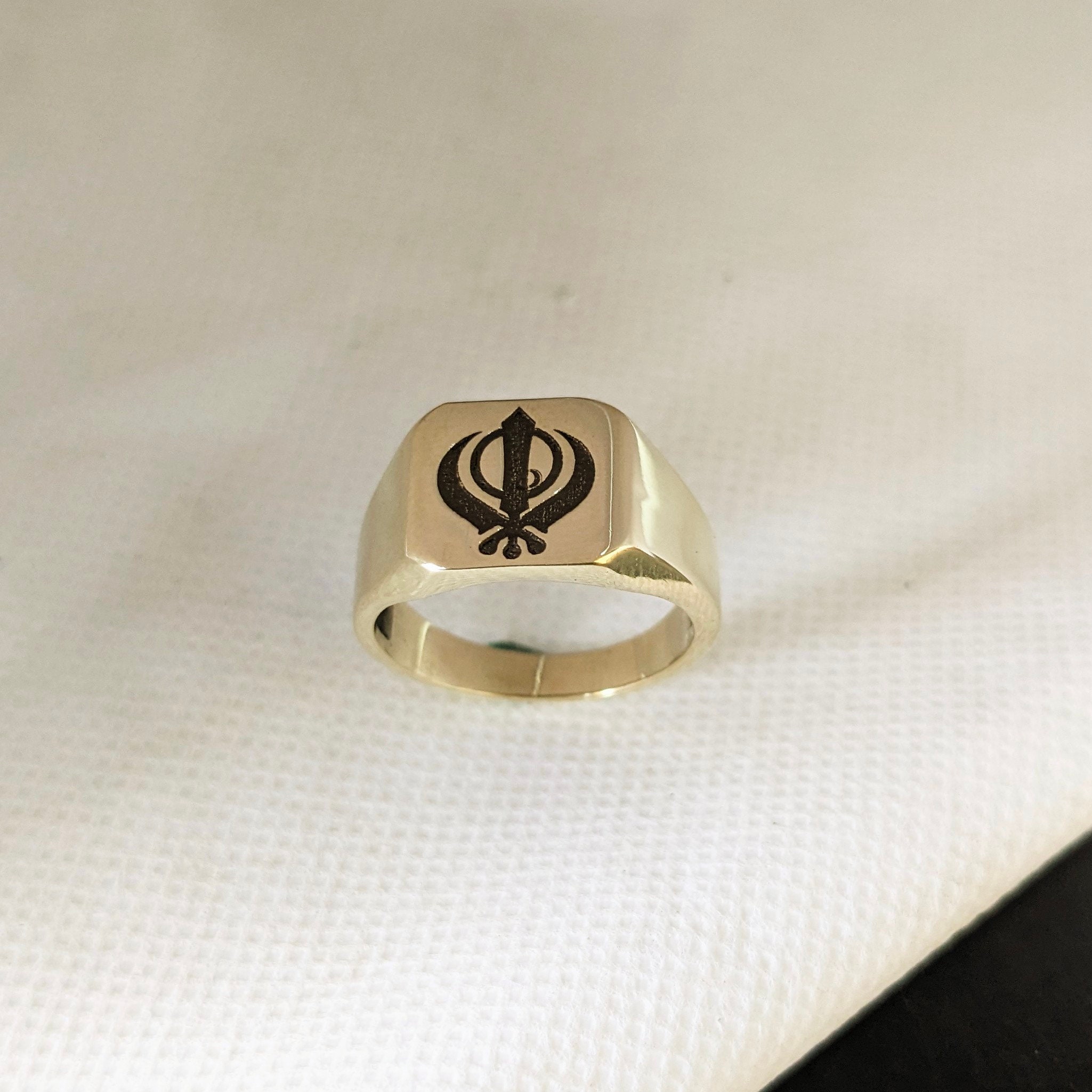 Sikh Khanda Ring, Sikhism Symbol Ring, Khalsa Khanda Ring, Ekonkar Ring ...