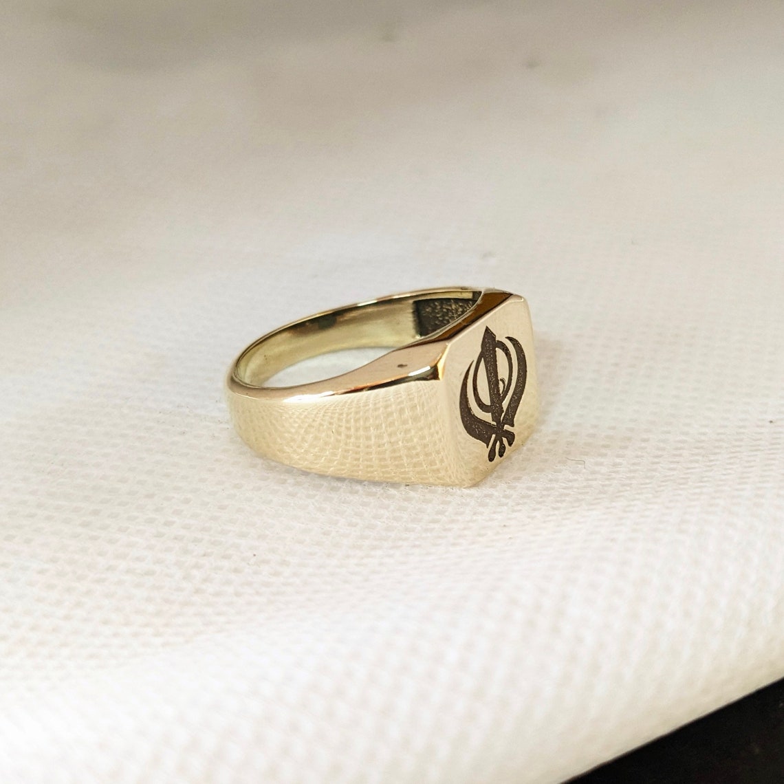 Sikh Khanda Ring, Sikhism Symbol Ring, Khalsa Khanda Ring, Ekonkar Ring, Punjabi Jewelry ...