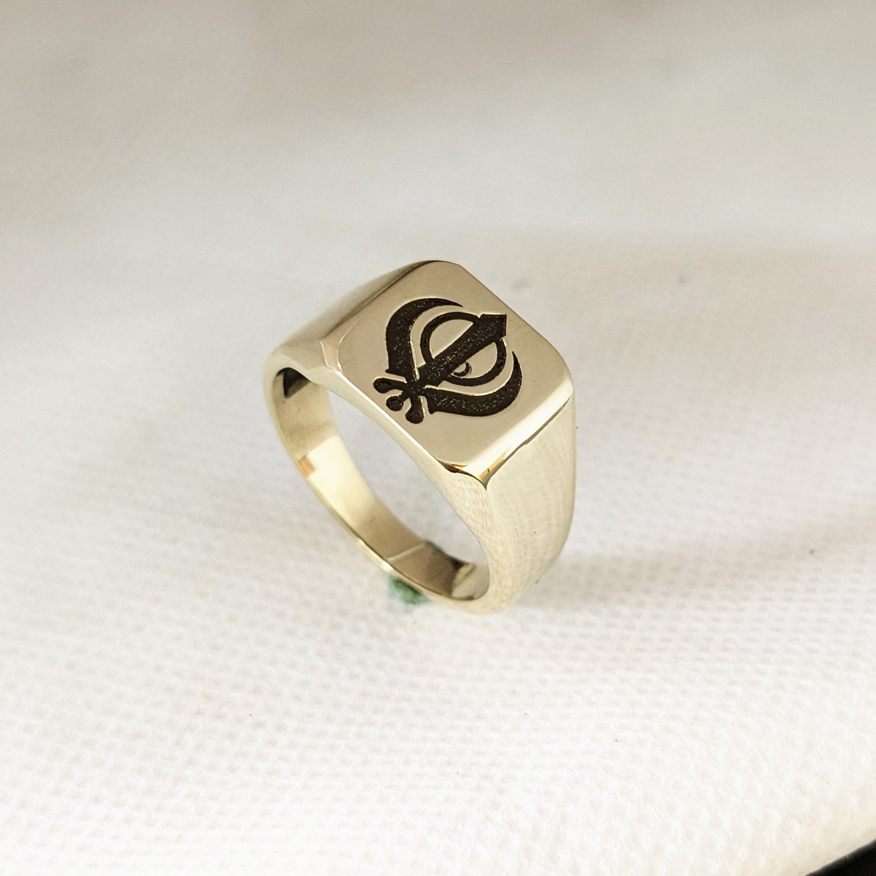 Sikh Khanda Ring, Sikhism Symbol Ring, Khalsa Khanda Ring, Ekonkar Ring, Punjabi Jewelry ...