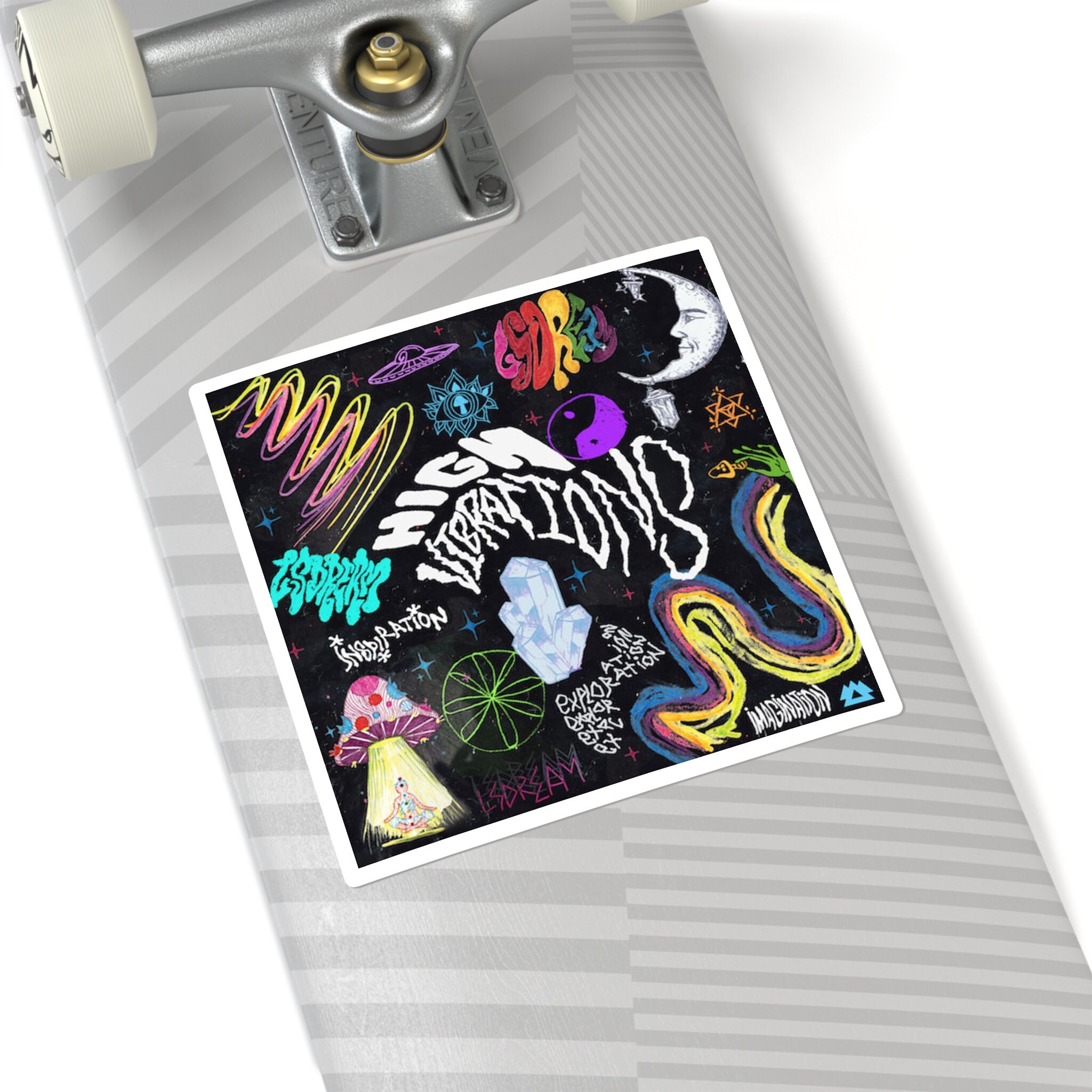High Vibration - Lsdream Sticker - Etsy
