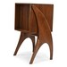 Modern Turntable Stand, Record Cabinet, Black Walnut, Side Table ...