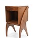 Modern Turntable Stand, Record Cabinet, Black Walnut, Side Table ...