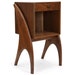 Modern Turntable Stand, Record Cabinet, Black Walnut, Side Table ...