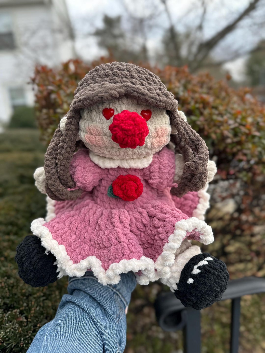 Crochet Valentine Molly: the Comfy Clown Doll - Amigurumi • Cute ...
