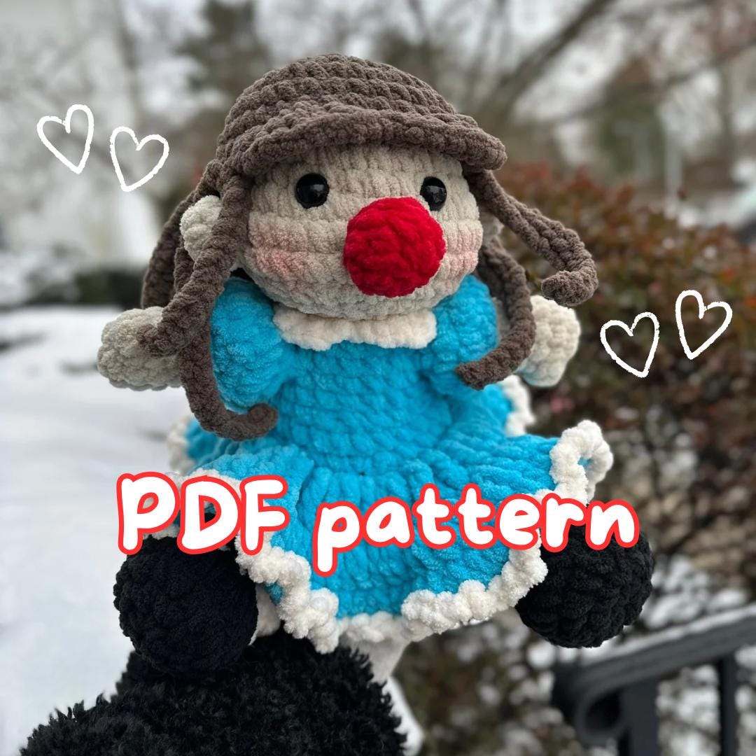 Molly: the Comfy Clown Doll Crochet Pattern - PDF Pattern, Crochet ...