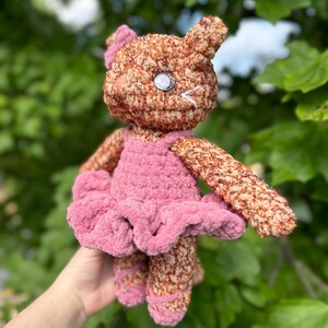 Crochet Maisie the Ballerina Kitty Plushies - Amigurumi • Crocheted ...