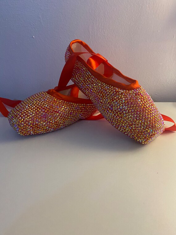 Orange Pointe Shoes