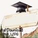 Gold Graduation Cap Watercolor College High School Graduation Clipart ...