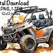 UTV Watercolor, Utv Utility Task Vehicle Boys Clipart Off-road Motor ...