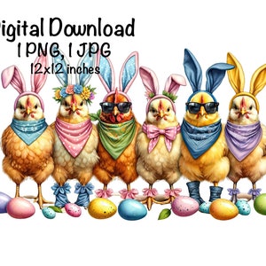 Easter Farm Chickens Easter Bunny Farm Hen Boy Girls Clipart Farm PNG ...