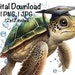 Cute Sea Turtle Clipart Ocean Sea Animals Sea Turtle PNG, Sea Turtle ...