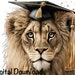 Cute Lion Graduation Watercolor Safari Animals Graduation Clipart ...