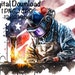 Welder Watercolor Welding Clipart Iron Worker PNG Commercial Use ...