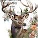 Whitetail Deer PNG Deer Spring Flowers Clipart Forest Animals Spring ...