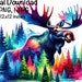 Moose Sublimation Hunting PNG Wildlife Moose PNG Commercial Use Hunter ...